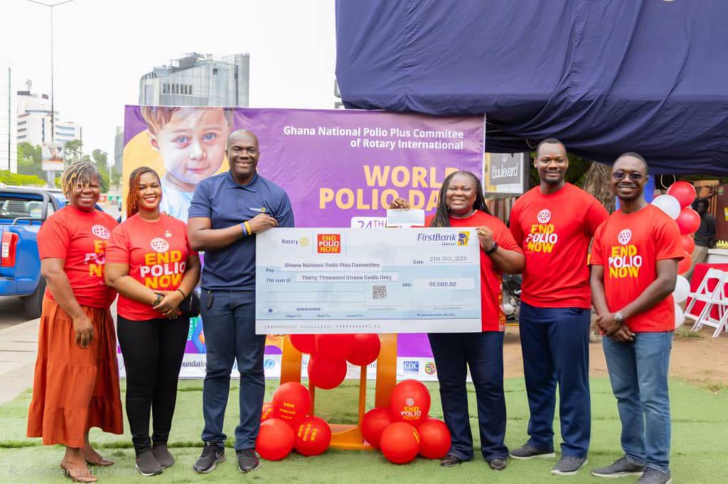 FirstBank Ghana Supports Rotary’s Fight to End Polio » Rotary District 9104